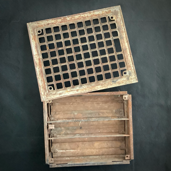 Antique Steel Heat Floor Register ~ Vintporium – Vintporium ...